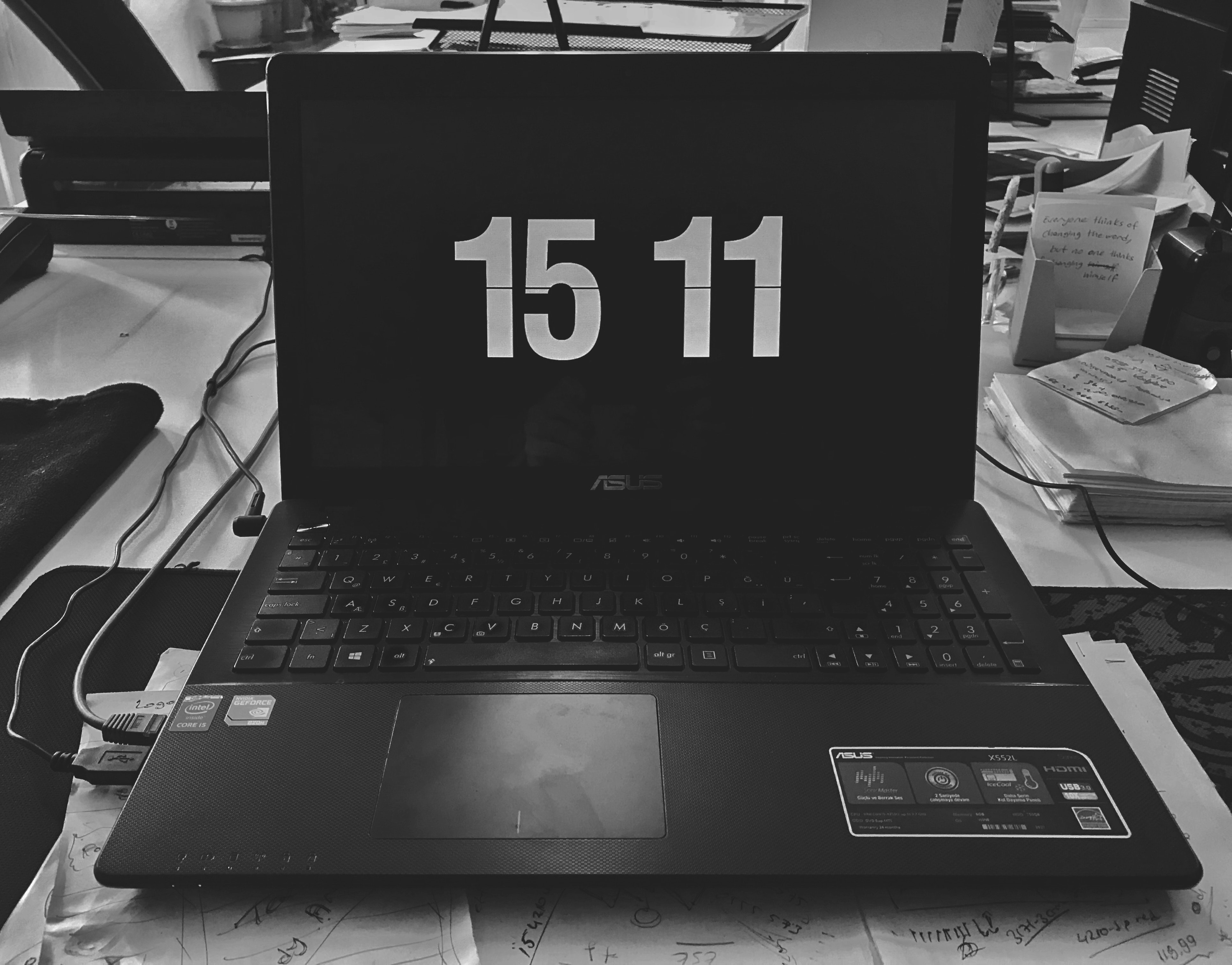 Free Photo Black Asus Laptop Black And White Monitor Workplace Free Photo Black Asus Laptop Black And White Monitor Workplace